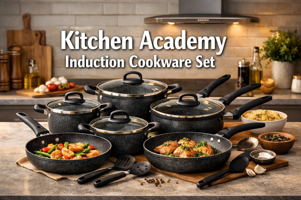 Kitchen Academy Induction Cookware Set Review 2026
